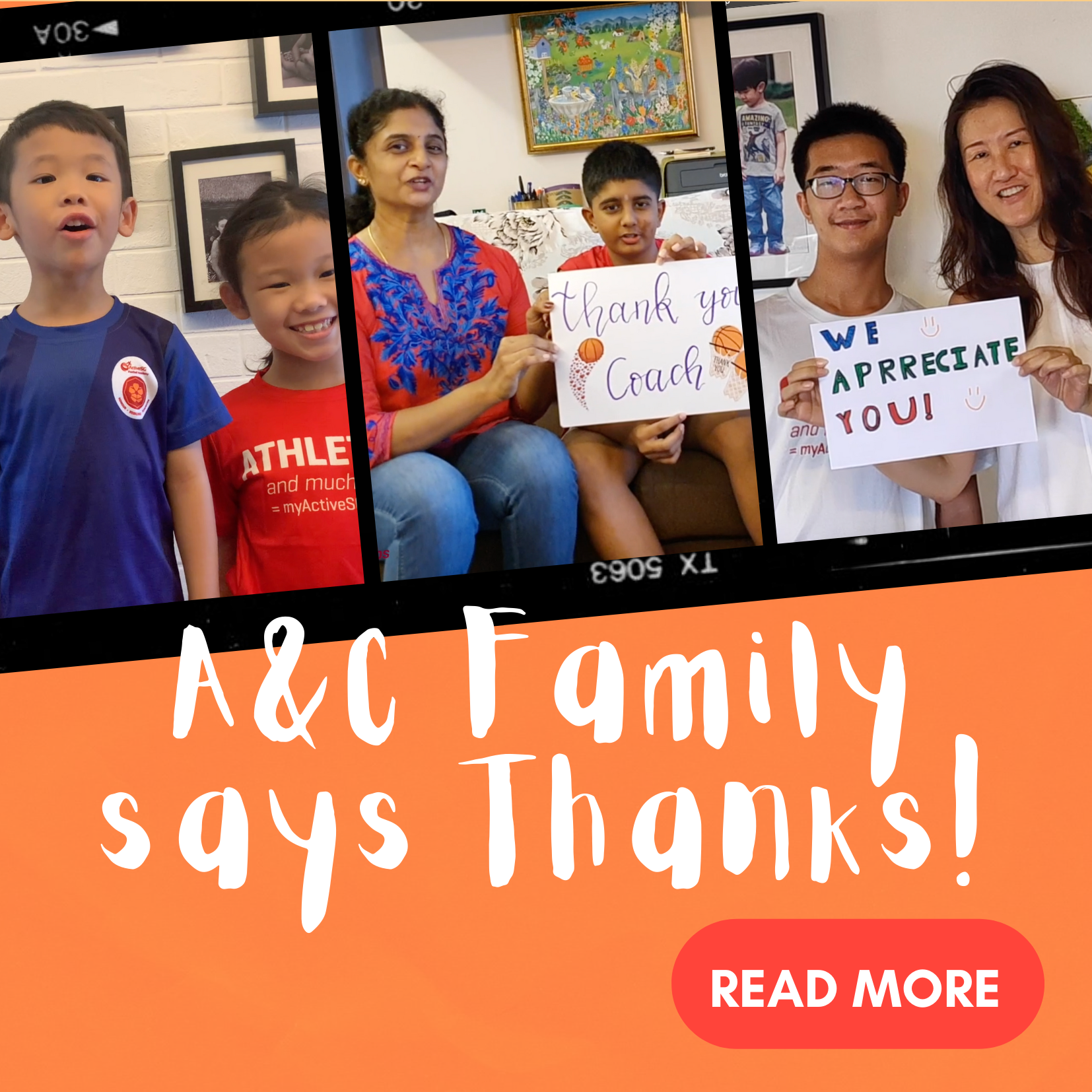 ActiveSG - Active Parents - A&C Coach Appreciation 2020